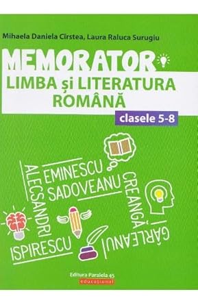 Memorator De Limba Si Literatura Romana. Clasele 5-8: Amazon.co.uk ...