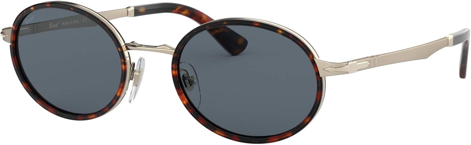 Amazon.com: Persol Woman Sunglasses, Gold Lenses Metal Frame, 52mm ...
