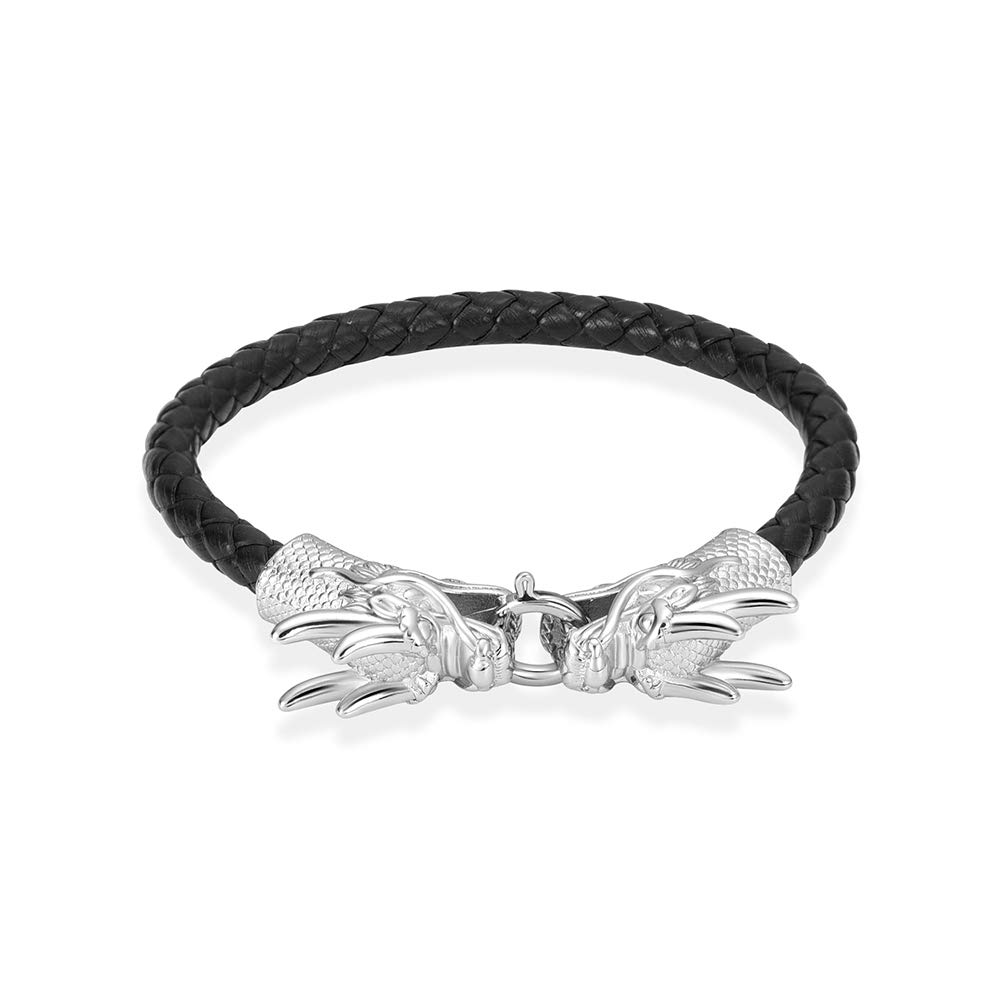 Snapklik.com : Dragon/Wolf Head Memorial Jewelry Cremation Urn Bracelet ...