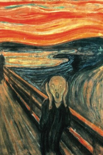 Amazon.com: The Scream: Edvard Munch Journal Artist Blank Lined Book ...