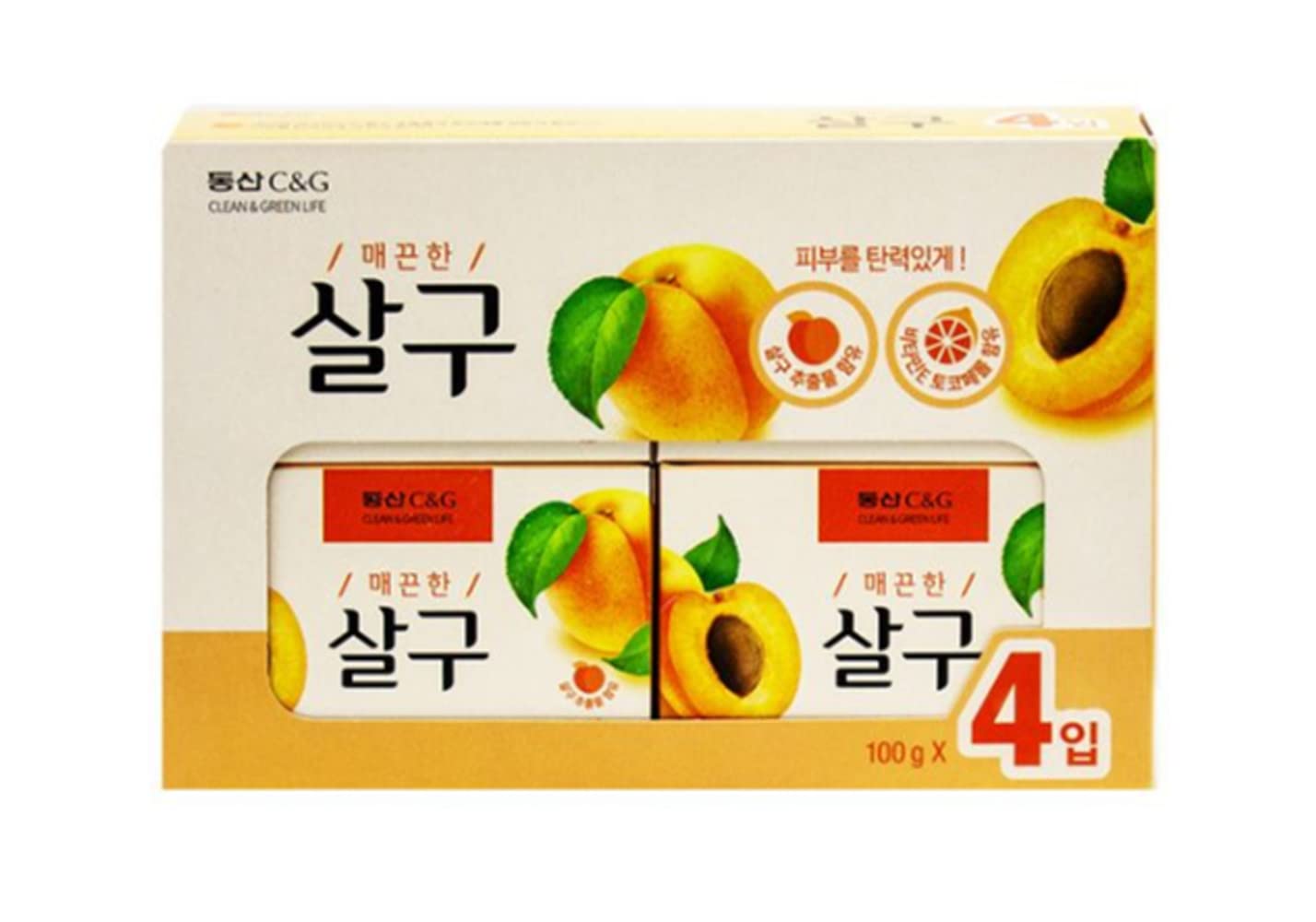 Amazon.com : PALPLUS 4 Count-Korea Apricot Extract Face Cleaner and ...