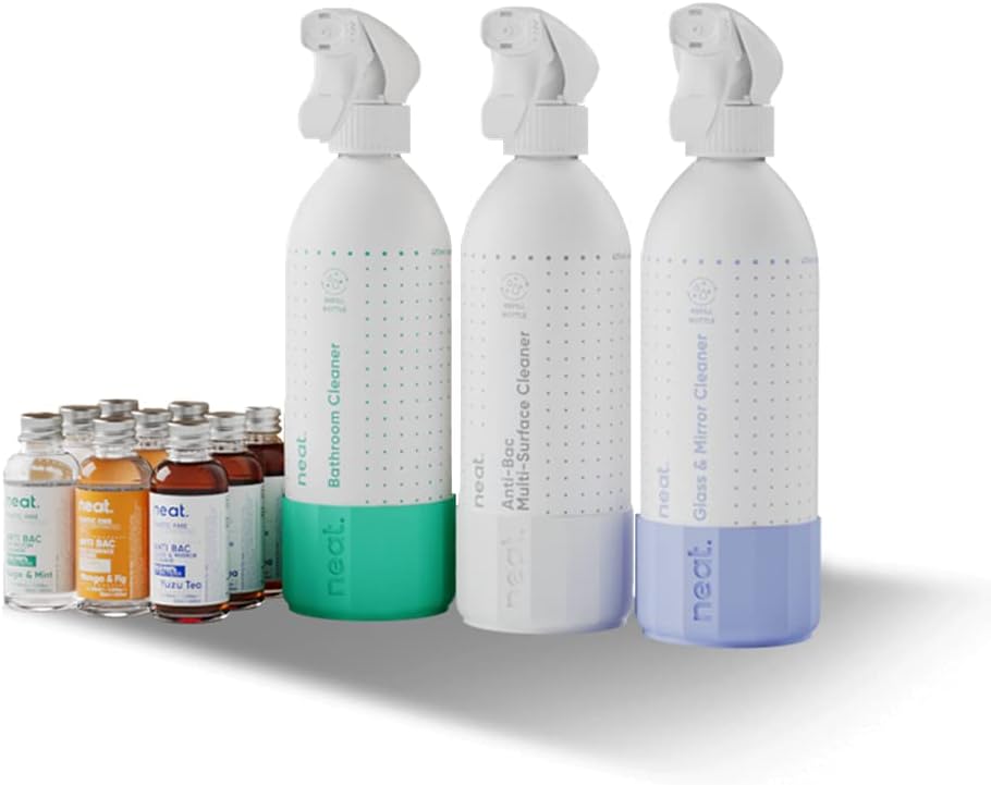 Neat Antibacterial Refill Bundle with Multi-Surface, Bathroom & Glass ...