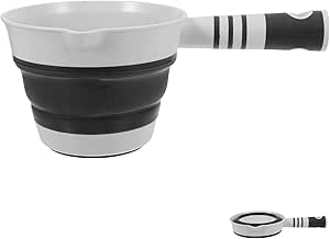 Amazon.com: Hemoton 1pc Folding Water Ladle Plastic Kitchen Scoop Multi ...