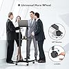 BONTEC Lecterns & Podiums, Mobile Standing Laptop Desk with Storage ...