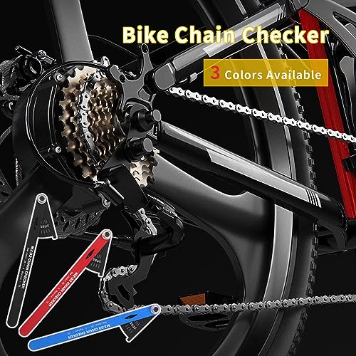 Gugxiom Bike Chain Checker, Bicycle Chain Wear Indicator, Aluminum ...