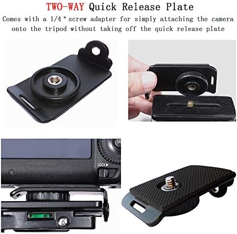 Amazon.com: ztowoto Double Shoulder Camera Strap Harness Quick Release ...