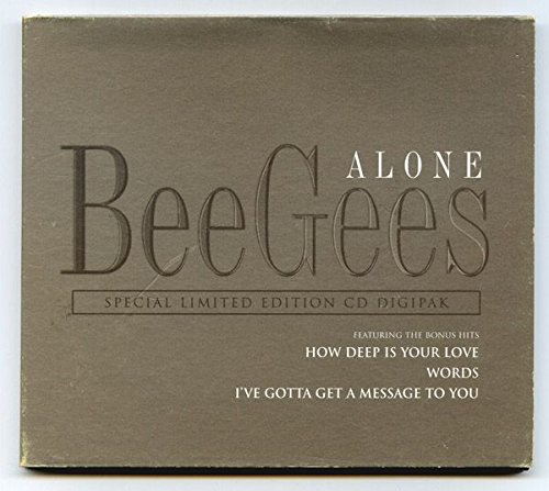 BEE GEES. ALONE. 1997 LIMITED EDITION 4 TRACK DIGIPACK CD SINGLE. incls ...