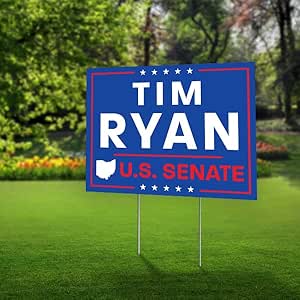Amazon.com : SignPro Tim Ryan For US Senate Yard Sign | Tim Ryan Sign ...