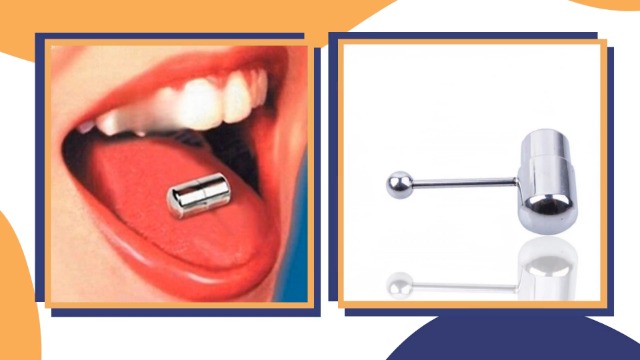 Watch Vibrating Stainless Steel Tongue Ring Barbell on Amazon Live