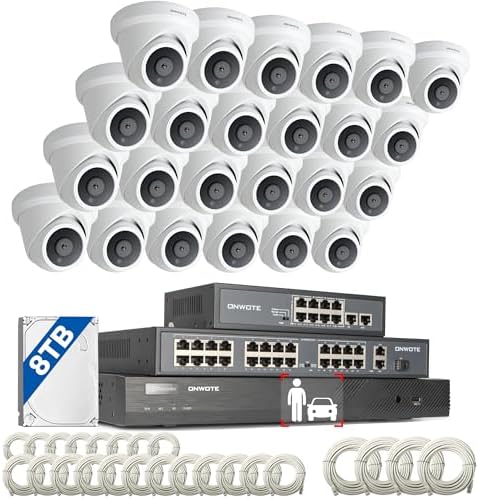 Amazon.com : ONWOTE 12MP NVR 32 Channel Security Camera System, Smart ...