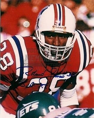 Amazon.com: Roland James New England Patriots signed autographed 8x10 ...
