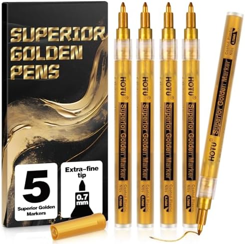 Amazon.com: Permanent Oil Based Paint Markers: Fine Point Oil Paint Pen ...