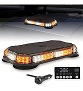Amazon.com: Xprite Amber Yellow 36 LED Rooftop Emergency Strobe Lights ...