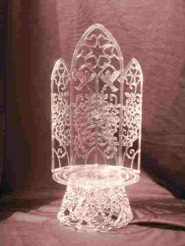 Amazon.com: Wedding Cake Top Accessories Plastic Arch Back Clear ...