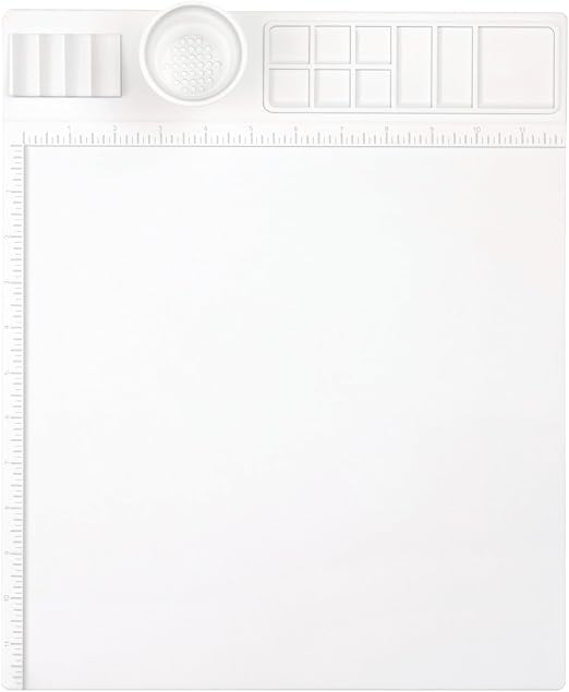 Amazon.com: We R Memory Silicone Workspace & Stencil Mat 12"X12"