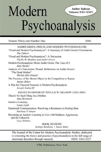 Modern Psychoanalysis: Center for Modern Psychoanalytic Studies ...