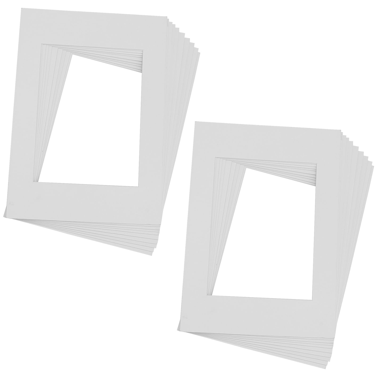 30 Pcs A4 White Picture Mounts, Picture Frame Mount Mats Card, Photo ...