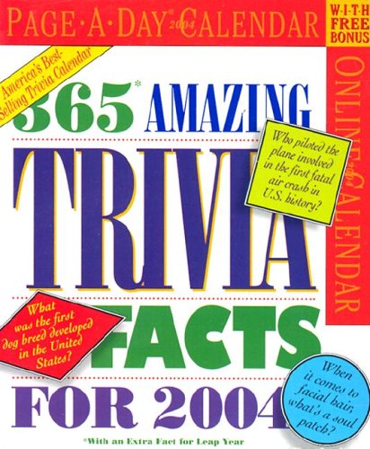 Amazon | 365 Amazing Trivia Facts 2004 Calendar | Workman Publishing ...