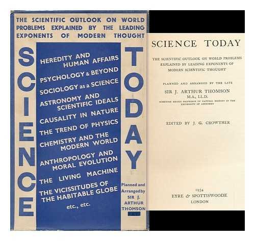 Amazon.co.jp: Science Today, the Scientific Outlook on World Problems ...