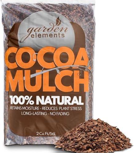 Amazon.com : Garden Elements 100% Natural Cocoa Bean Shell Mulch for ...