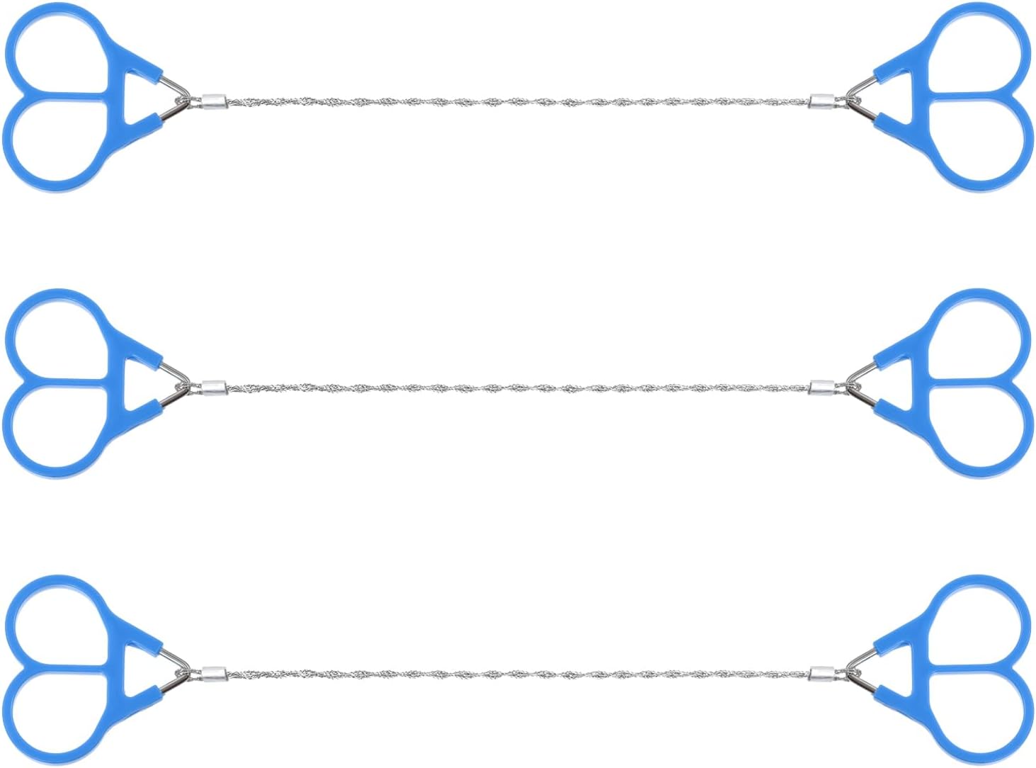 3 Pack Metal Wire Saw,Stainless Steel Cable Saw,Portable String Saws ...