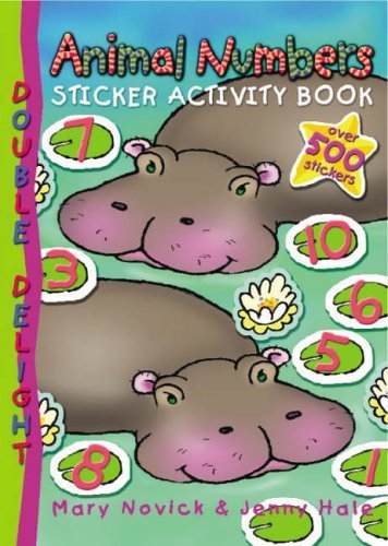 Animal Numbers Sticker Activity Book (Double Delights S.) : Novick ...