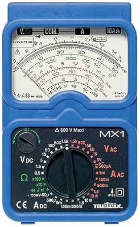 Metrix MX 1 Hand-Multimeter analog Spritzwassergeschützt (IP54 ...