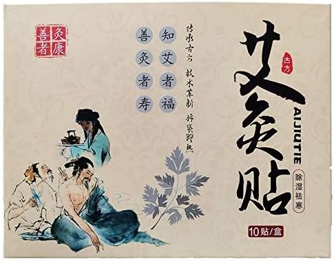 Amazon.com: 艾灸贴 Moxibustion Patches, Moxa Patch, Self-Heating pad ...