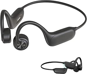 Bone Conduction Swimming Headphones IP68 Waterproof Earbuds Wireless ...