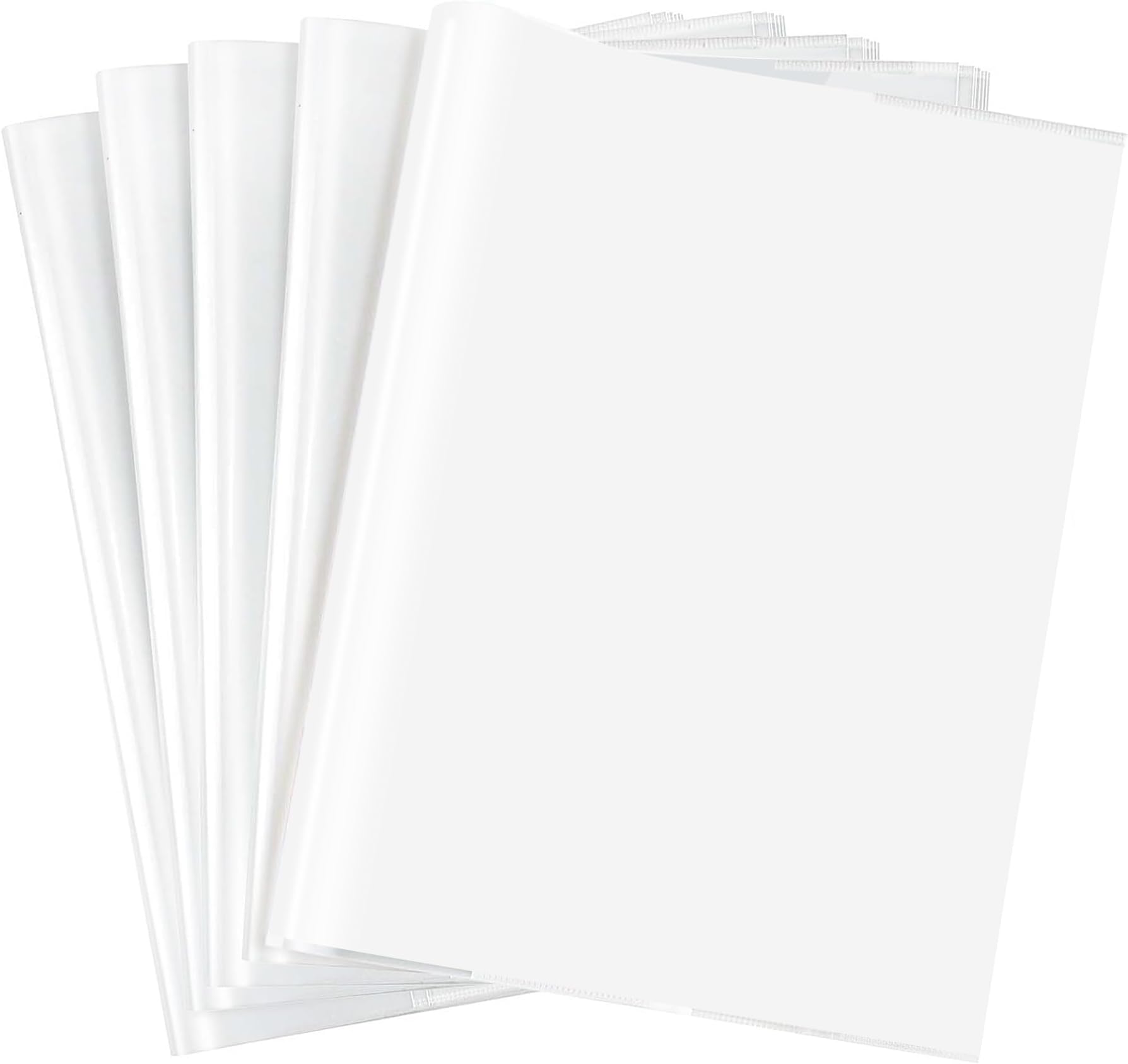 YEEKORO Book Covers, 10 Pieces Transparent Waterproof Plastic Book ...