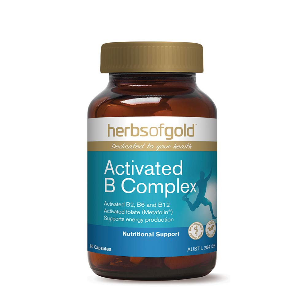 Herbs of Gold Activated B Complex 60 Capsules, 60 count : Amazon.com.au ...