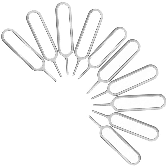 jbTec 10 x SIM Pin Mobile Phone Needle for Opening Phone Card Holder ...