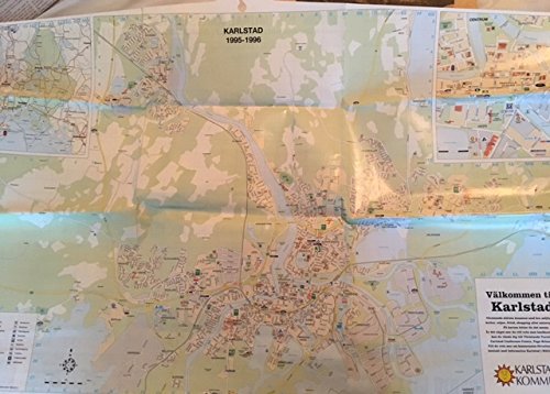 A Large Map of Karlstad, Sweden in Swedish 33" x 21": Karlstad Kommun ...