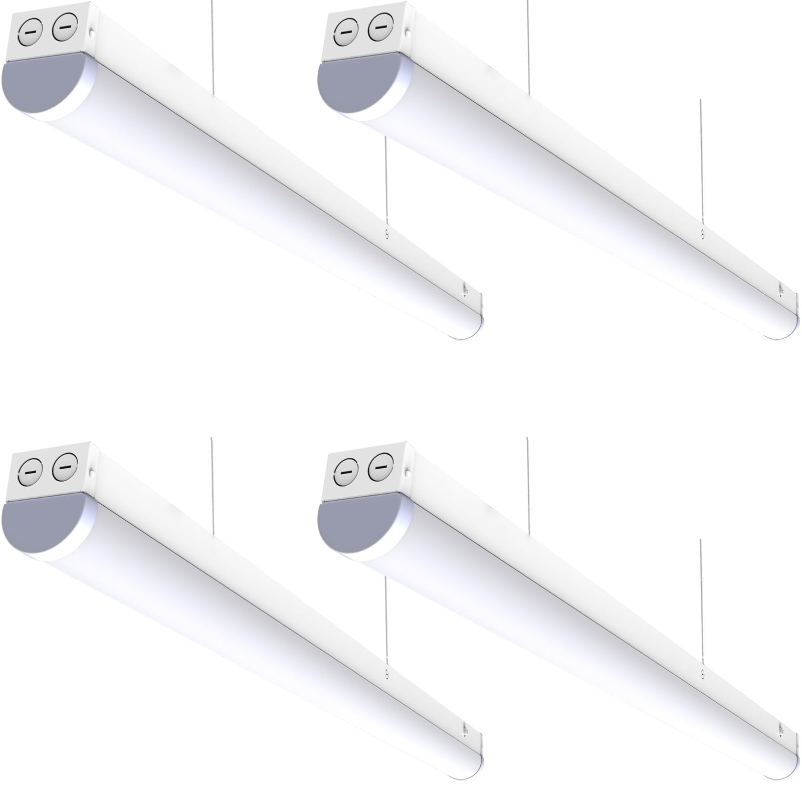 40W LED Linear Strip Light, 4FT LED Shop Light, 5200LM 5000K 0-10V ...