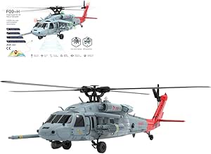Amazon.com: 1/47 Scale 2.4G Seahawk RC Helicopter,Eight-Channel Dual RC ...