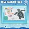 Amazon.com: WEBEEDY 3D String Art Kit for Adults Beginners, DIY Sea Turtle String Craft Kit ...