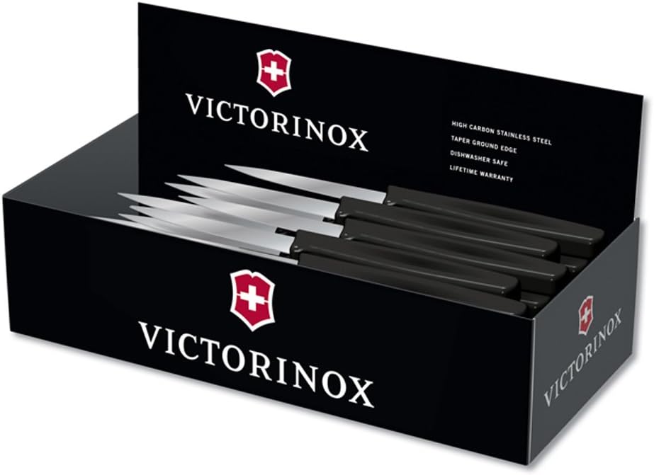 Amazon.com: FORSCHNER 24 Piece 3-1/4-inch Straight Paring Knife Set ...