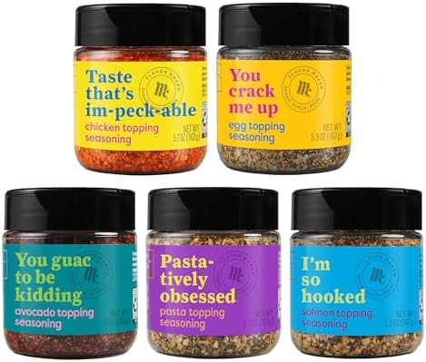 Amazon.com : McCormick Topping Seasoning, Everyday Variety Pack, Flavor ...