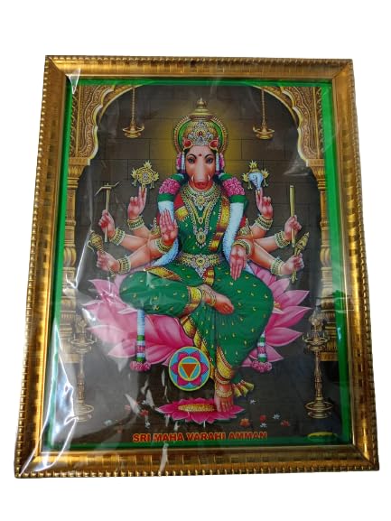 simsnura Goddess Sri Varahi Amman Devi Wooden Photo Frame (Big 12 X ...