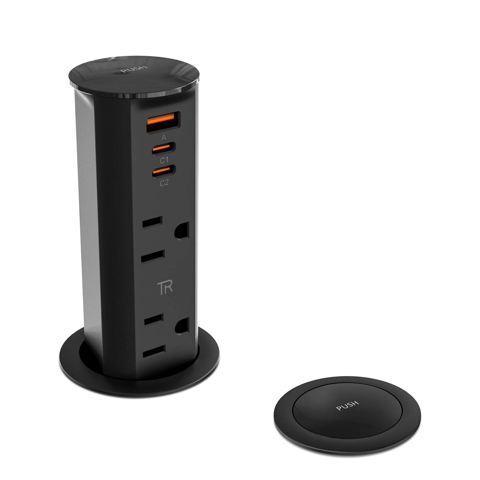 Amazon.com: 2 Inch Pop Up Outlet for Countertop,Power Grommet 2-inch ...