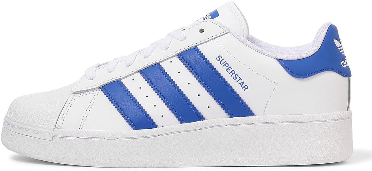 Amazon | [アディダス] スーパースター XLG SUPERSTAR XLG フットウェアホワイト/ブルー/フットウェアホワイト ...