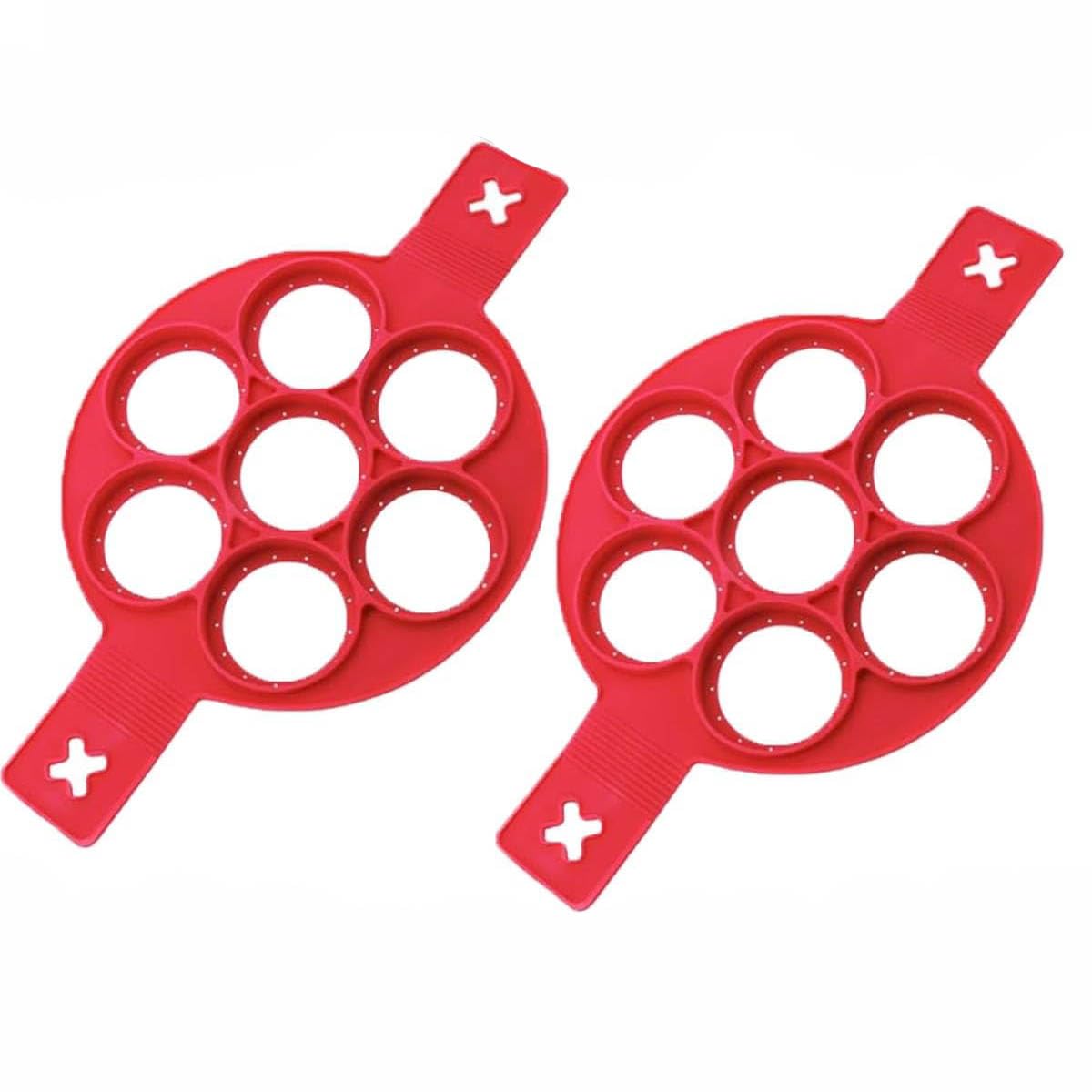 Amazon.com: Flip N Cook Silicone Pancake Mold, Flip'n'cook Pancake ...