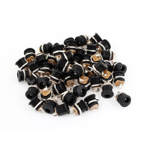 DC022 2.1x5.5mm Headphones Stereo Jack Socket PCB Mount Connector 50 ...