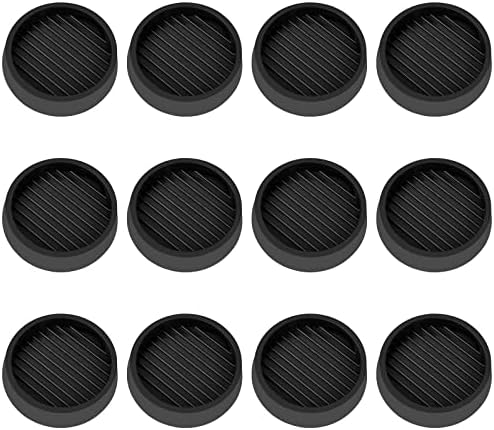 VOCOMO 2X2 Round Caster Cups, Rubber Furniture Cups with Anti-Sliding ...