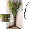 Amazon.com: Fosolasi 190cm/74.8inch Flax Silk Big Bendable Artificial ...