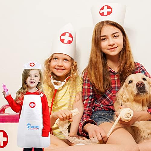 DAJASD Arztkittel Kinder Kostüm Kinder, 4PCS Arzt Kostüm Kinder, Kinder ...