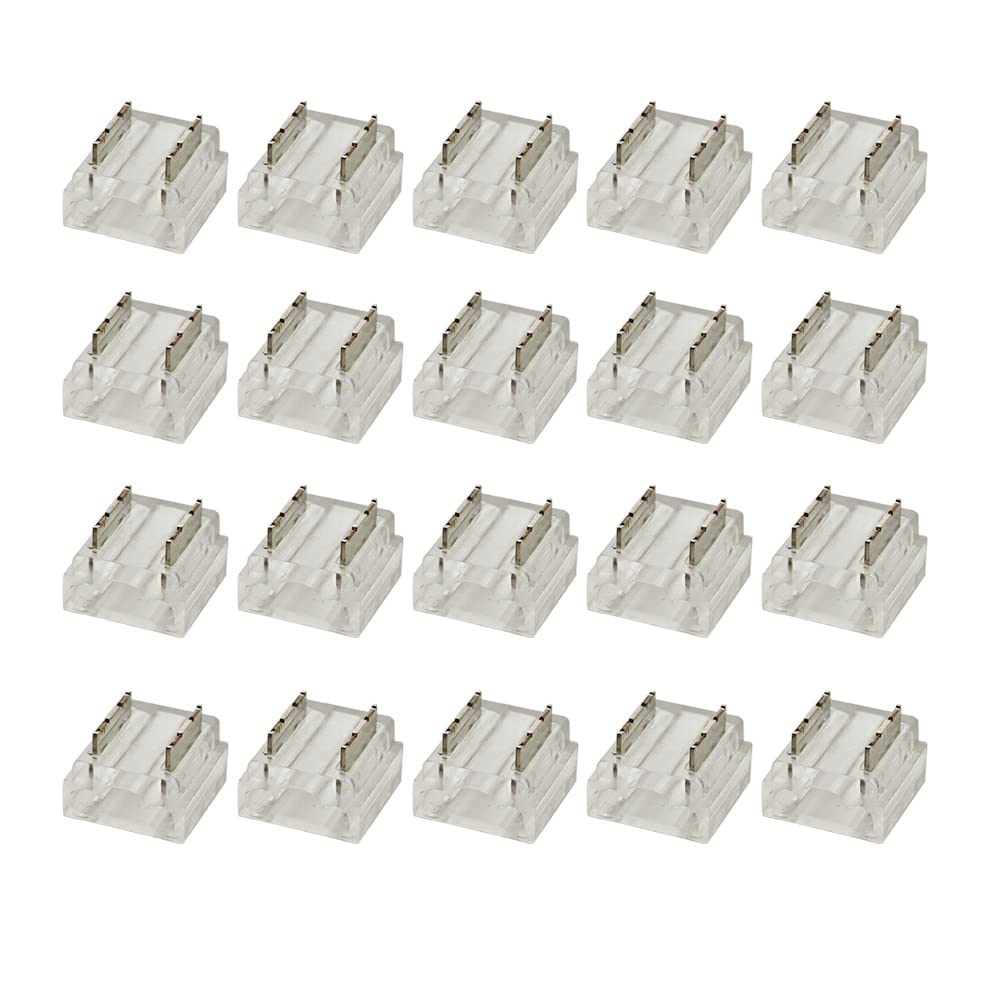 Buy 2-Pin 8mm COB LED Strip to Wire Connector Unwired Strip to Strip ...