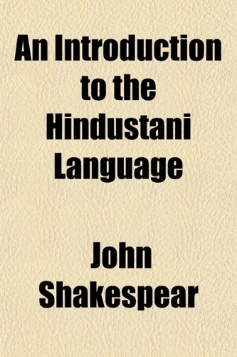 An Introduction to the Hindustani Language : Amazon.in: Books