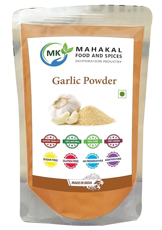 Mahakal Food And Spices Dehydrated Garlic Powder 4 x 100 (400 gm ...