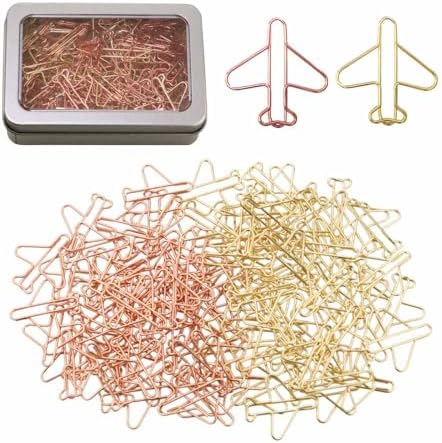 Amazon.com : Jet Airplane Paper Clips, Tin of 40, Silver : Office Products
